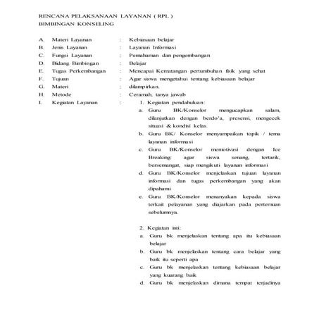 Rpl belajar | DOCX