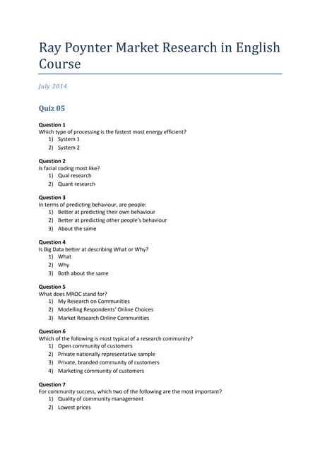Engl 101 quiz 2 | DOCX