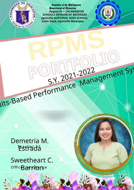 KRA 1 and 2 | DOCX | Educational Assessment | Education