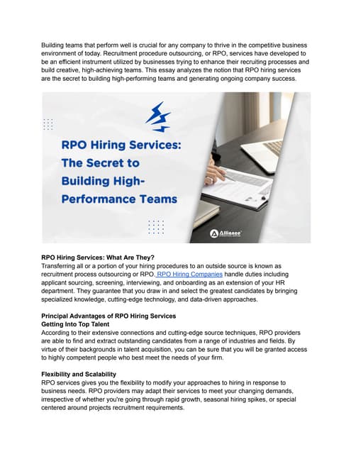 Rpo presentation | PPT