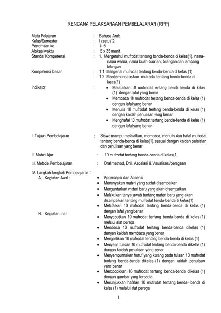 Lesson plan 1 ipin | PDF