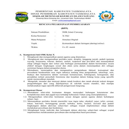Rpp simulasi-digital | DOC