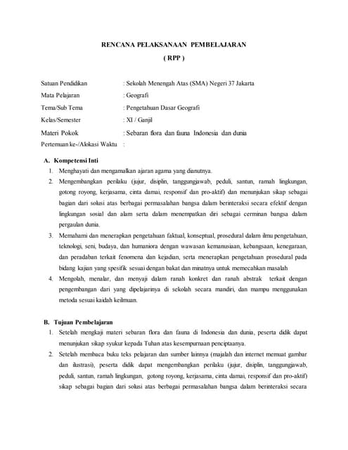 Contoh rpp inkuiri | DOCX