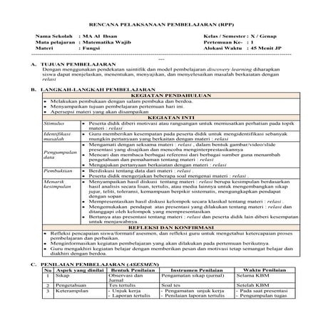 RPP 5 - Fungsi.docxhhhhhhhhhhhhhhhhhhhhhhhhh | PDF