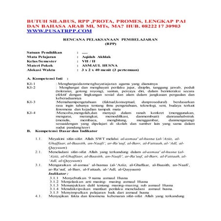 Modul Ajar Akidah Akhlak Kelas 8 Fase D Kurikulum Merdeka | PDF