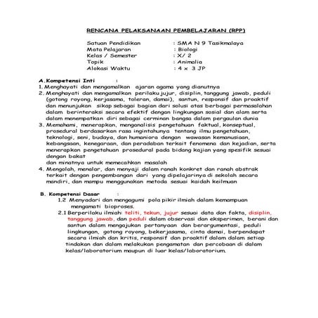 Rpp animalia | DOCX