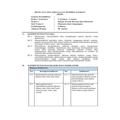 Rpp blended learning kls 5 | PDF