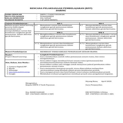 Rpp chendy daring (1) | PDF