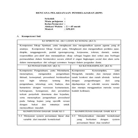 Rpp creative problem solving | DOCX