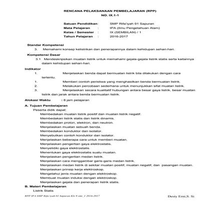 Rpp ipa 9 1 1617 | PDF