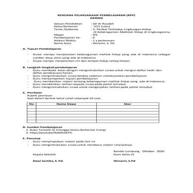 Rpp ips p. 9 | PDF