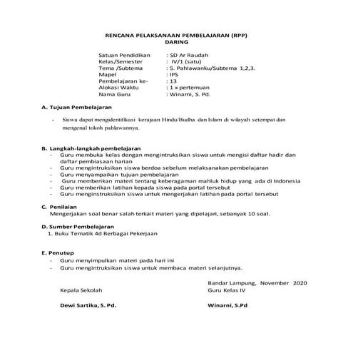 Rpp ips p13 | DOCX