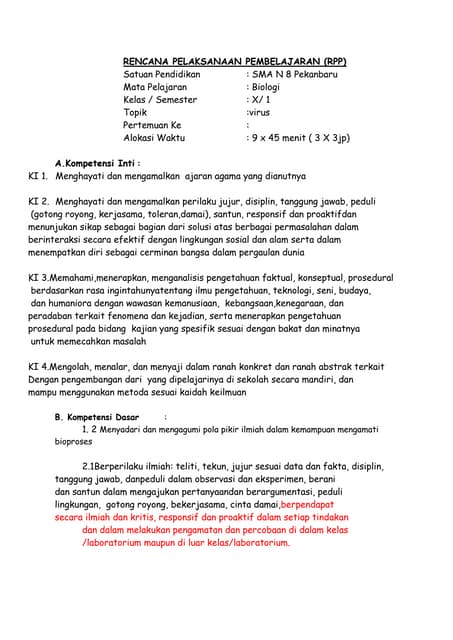 MODUL pembelajaran materi VIRUS kelas x sma.DOCX