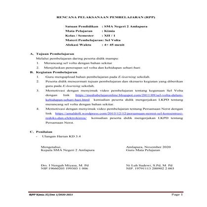 Rpp kd 3.4 pertemuan 2 | PDF