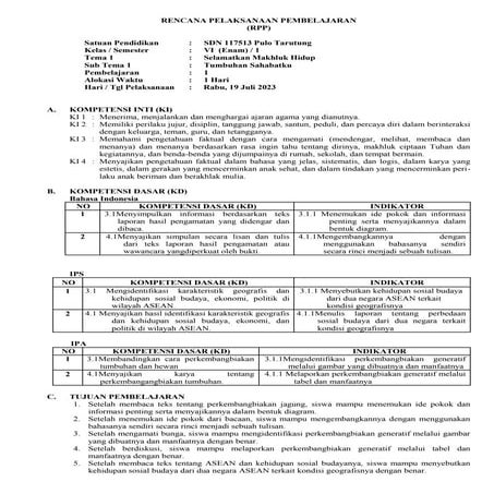 RPP Kelas 6 Semester 1 Kurikulum 2013.docx