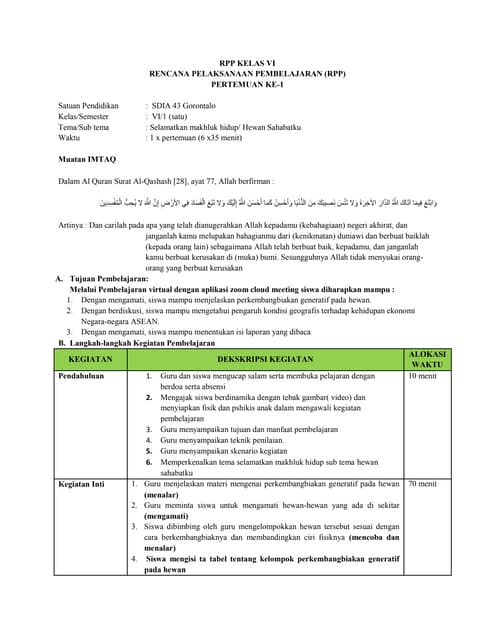 RPP KELAS VI Sub 1 (Tema 7) KURIKULUM 2013.docx