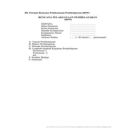 RPP TIK KLS IX SMP | DOC