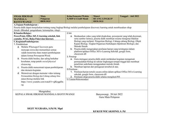 Contoh GBIM dalam pembuatan Video pembelajaran | PPT