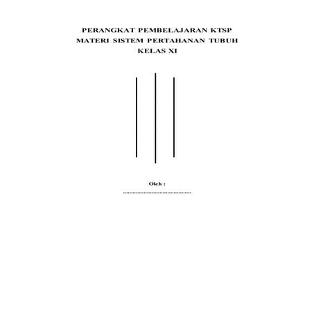 Rpp ktsp sistem imun | PDF