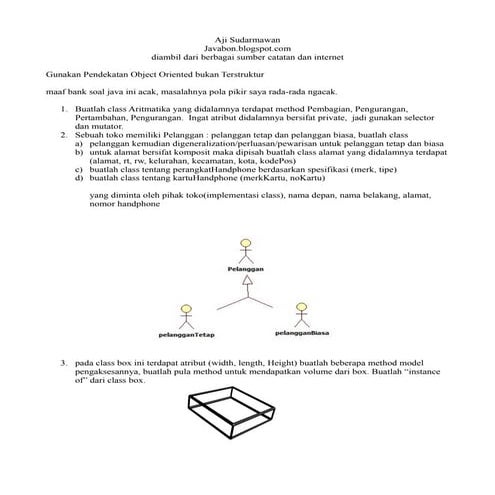 Bank soal java_1 | PDF