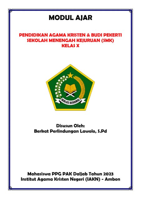 CONTOH RANCANGAN MODUL PROYEK KOKURIKULER SMA 1.docx