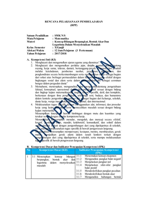 Modul Ajar Matematika Kelas 10 Deep Learning | PDF