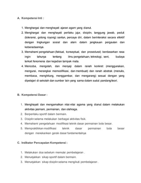 modul PJOK materi pembelajaran permainan bola voli smk kelas 10 | DOCX