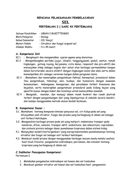 Modul Ajar Deep Learning Biologi Kelas 11 Terbaru 2025 | DOCX
