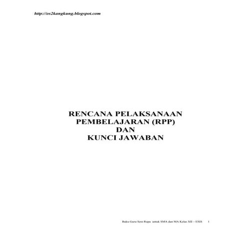 Rencana Pembelajaran RPP SENI RUPA III A SMA.doc