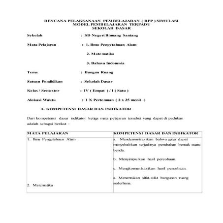 Rpp simulasi | DOCX