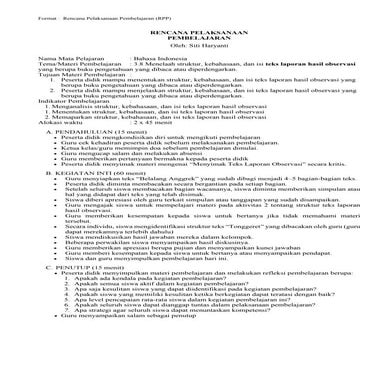 Modul ajar yang merupakan bahan ajar bahasa Indonesia, | PDF