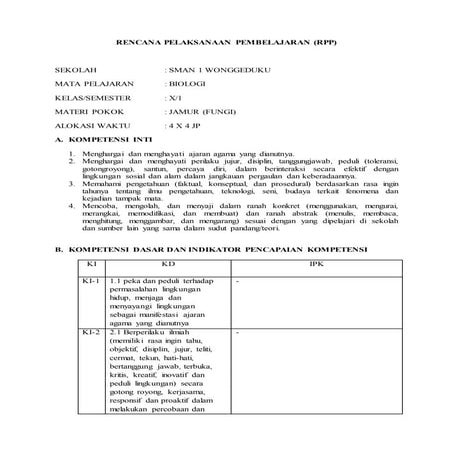 Rpp sma jamur | DOCX