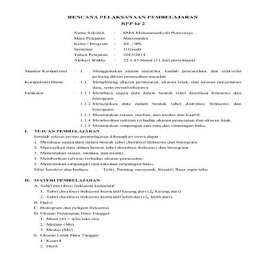 Rpp statistika | PDF