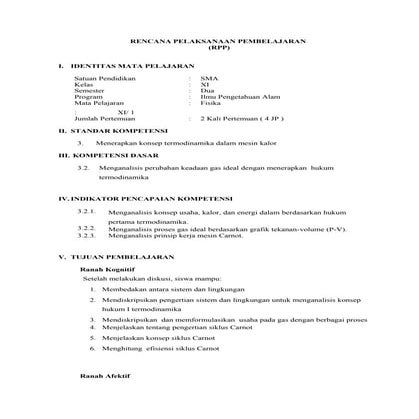 termodinamika rpp | DOC