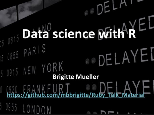 Data Science With R Clustering And Classification Pdf