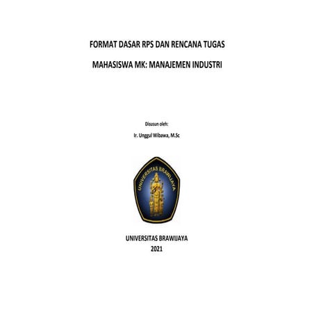 RPS pada mata kuliah Manajemen Industri.pdf