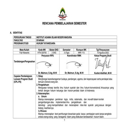 RPS-SAP Fiqh Mawaris HTN - Maimun Dr.doc