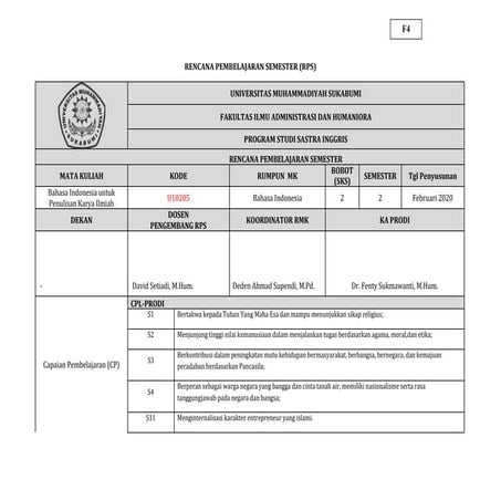 RPS_Bahasa Indonesia untuk Penulisan.docx