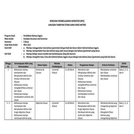 Rps complex structure_grammar | PDF