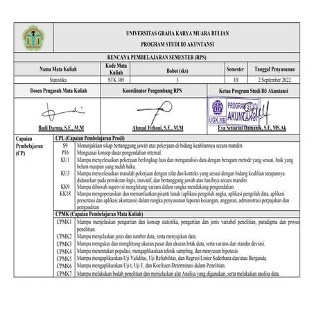 RPS Mata Kuliah STATISTIKA.pdf