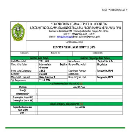 RPS OBE INTERMEDIATE GRAMMAR TAQI STAIN.docx
