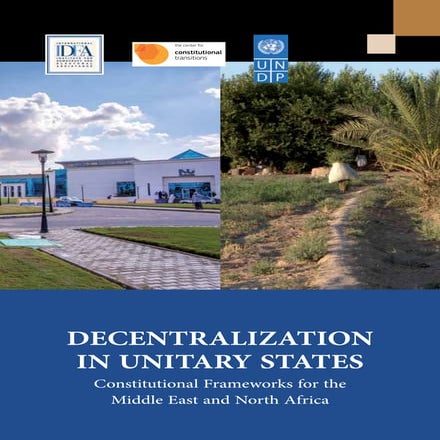 Decentralization in Unitary States | PDF