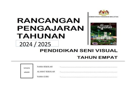 Rancangan Pengajaran Tahunan PSV THN 6 (SK) 2024 | PDF