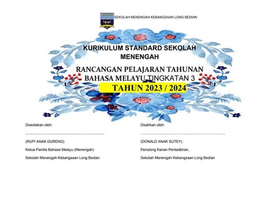 RPH MINGGU TRANSISI | PDF