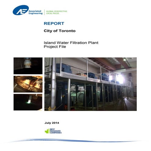 Island Water Treatment Plant Capacity Expansion - Project File Report | PDF