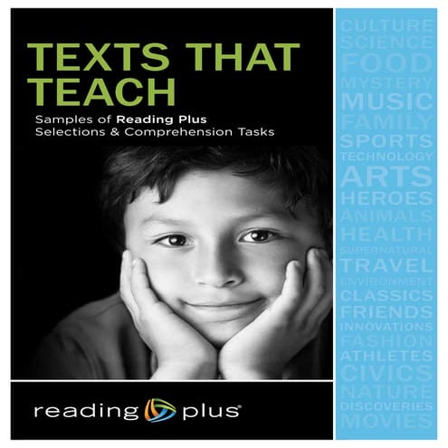 Reading Plus Texts That Teach | PDF