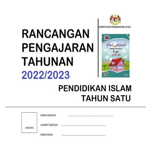 RPT PENDIDIKAN ISLAM TAHUN 1 2022-2023.docx