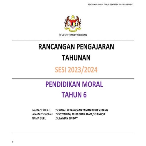 Rancangan Pengajaran Tahunan PMRL THN 6 2023-2024.docx