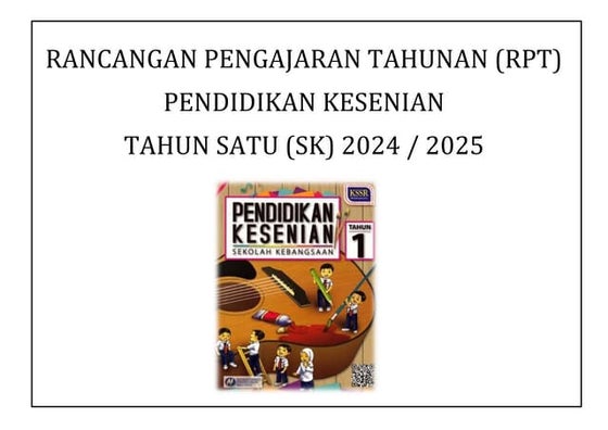 Rancangan Pengajaran Tahunan PSV THN 6 (SK) 2024 | PDF