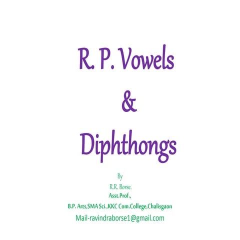 R.P English | PPTX
